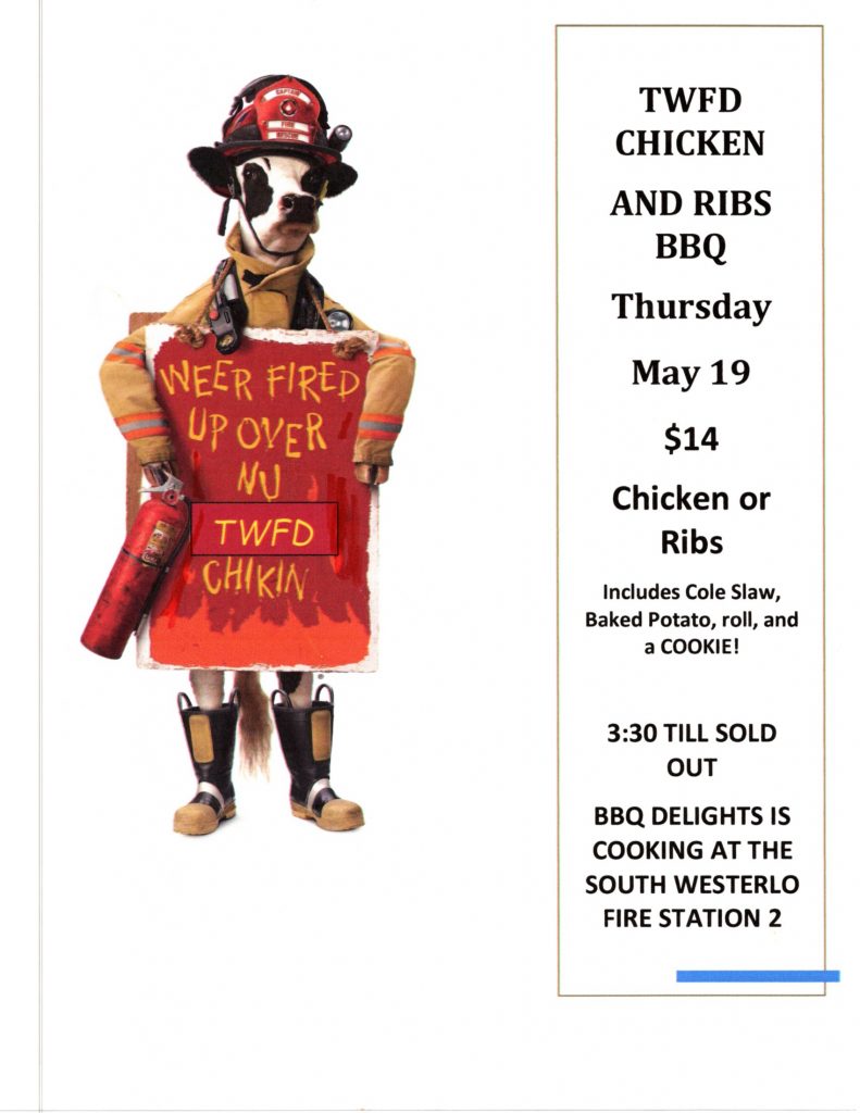 Town of Westerlo Fire Department BBQ Dinner - Town of Westerlo